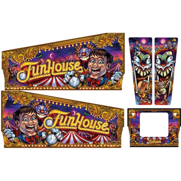 Funhouse Remake LE cabinet decals - Shop Pedretti Gaming